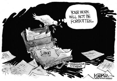 CARTOON: Ambassador to Libya will not be forgotten