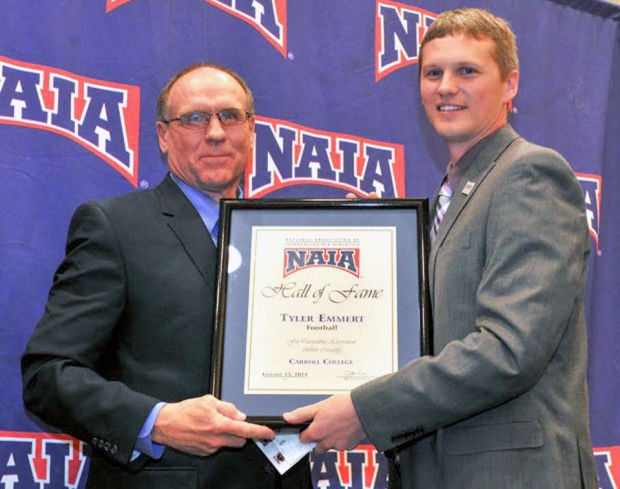 Carroll’s Emmert inducted into NAIA football Hall of Fame