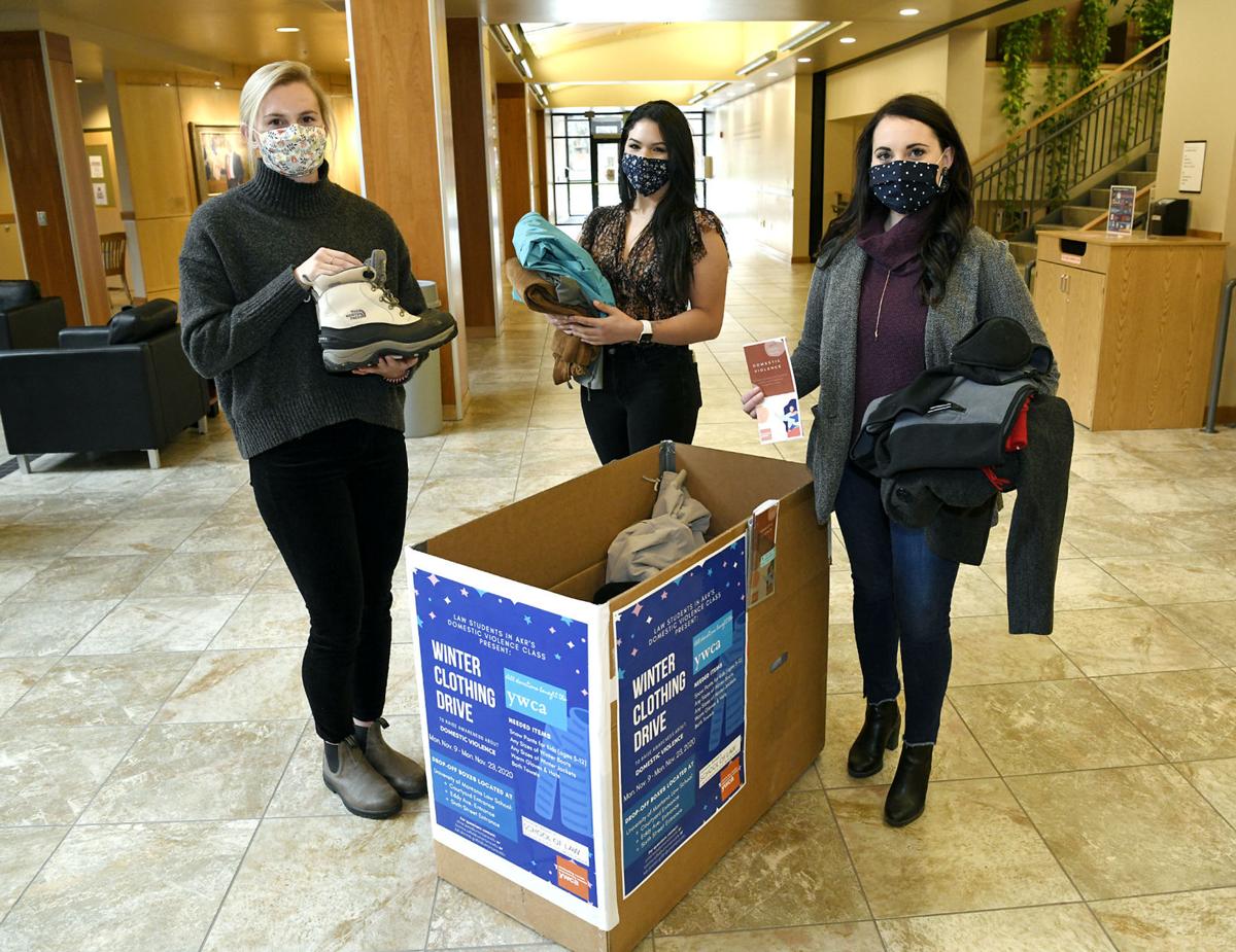 Law students spread awareness with clothing drive