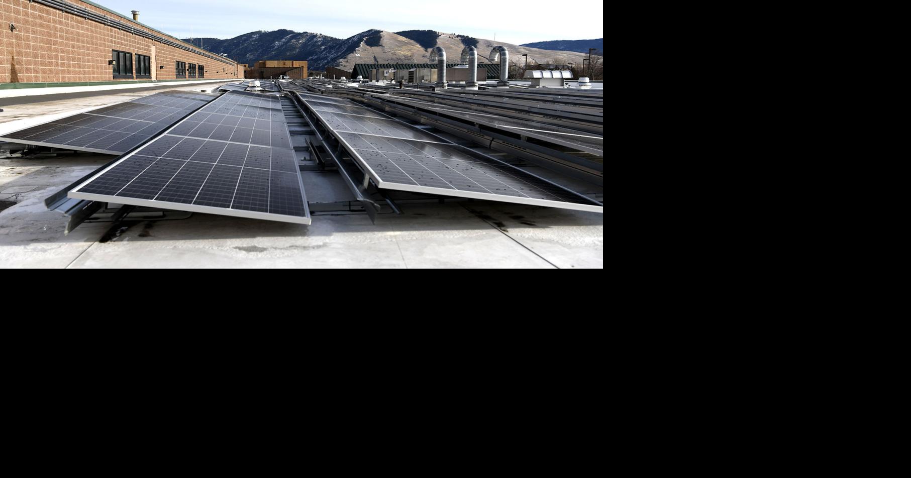 Largest rooftop solar array in Montana now operational at Missoula jail