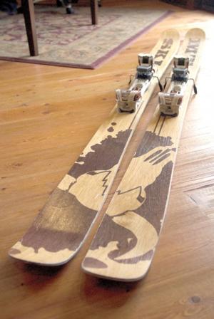 Tree skiing: New company fashions wood skis for the slopes