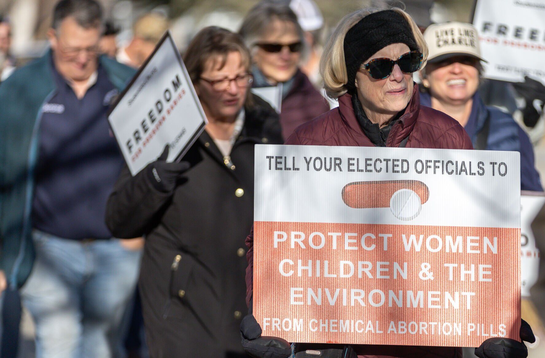 Anti-abortion rally at Montana State Capitol