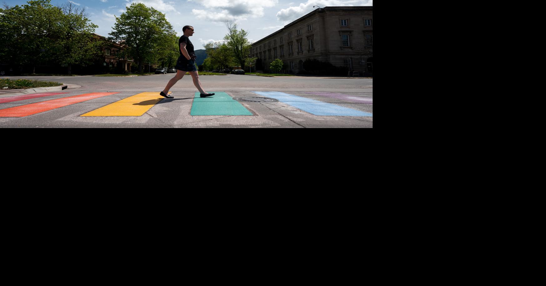 Pride crosswalk gets color boost
