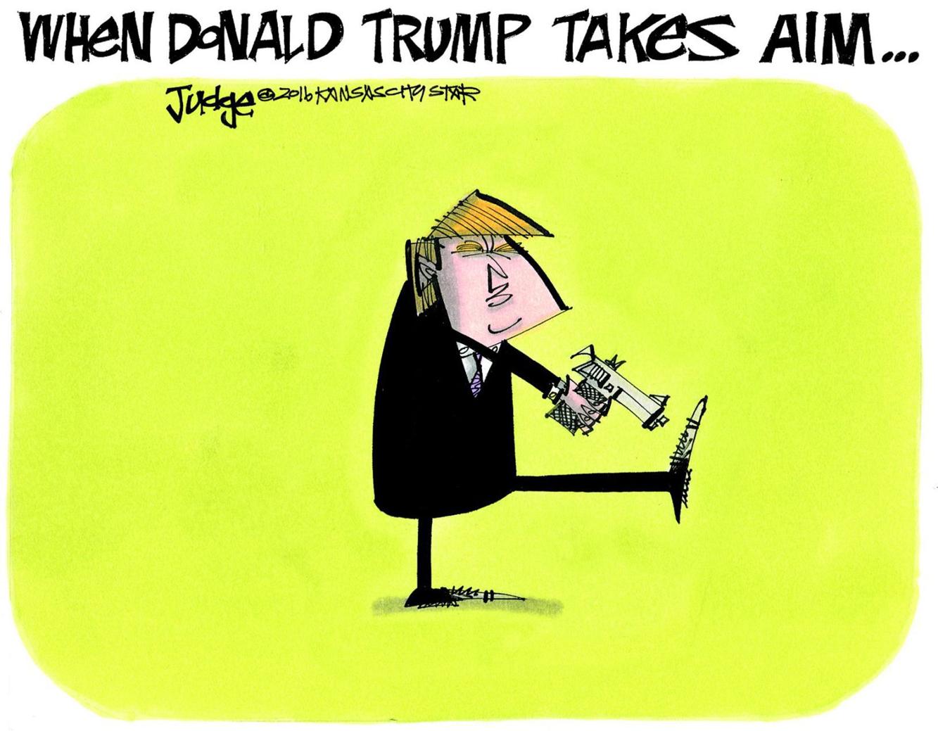 Trump takes aim, shoots self in foot