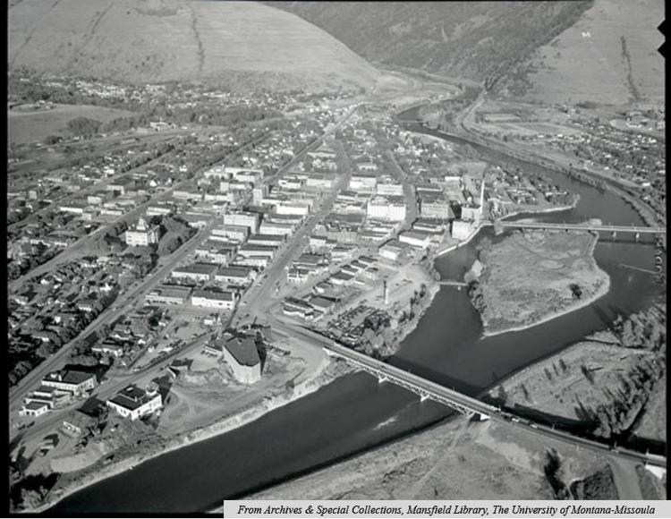 Aerial views of historical Missoula