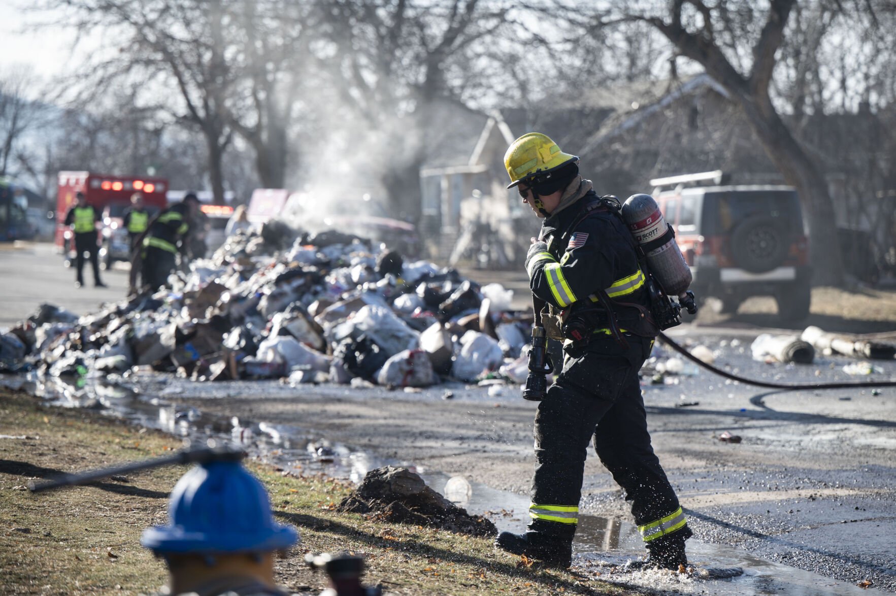 Missoula Fire puts out trash fire