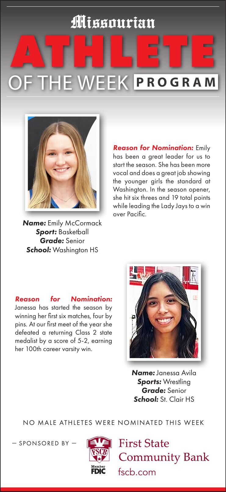 Athlete of the Week | Athlete-of-the-week | missourian.com