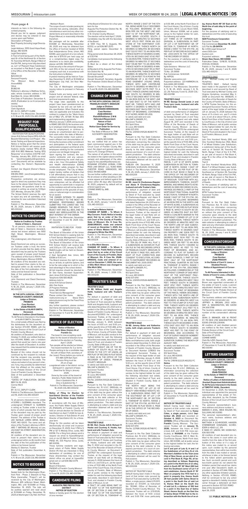 Page D05 | E-edition | missourian.com