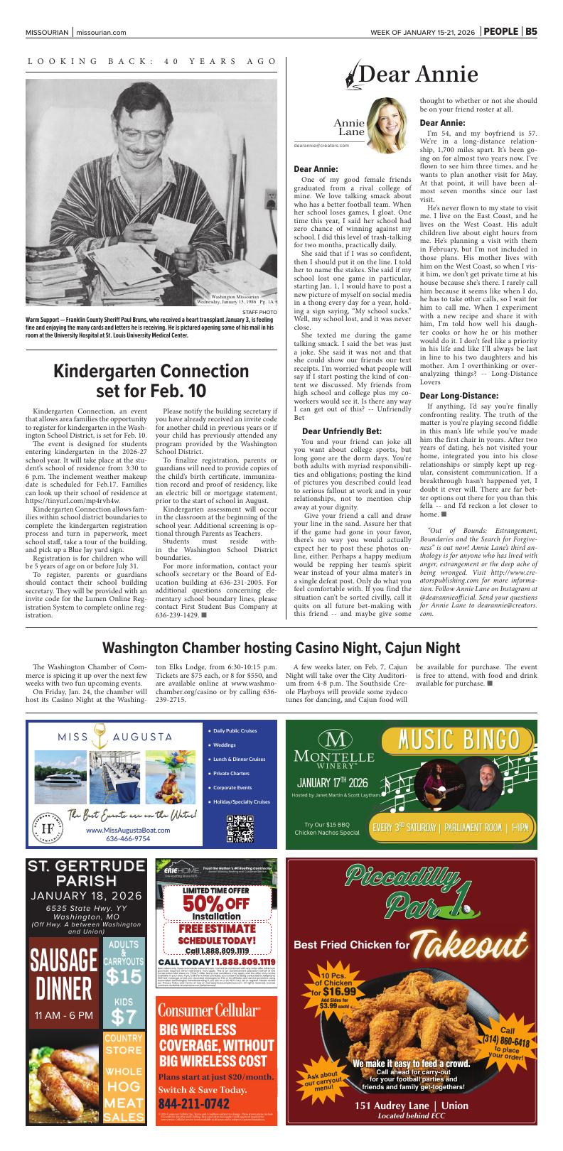 Page B05 | E-edition | missourian.com