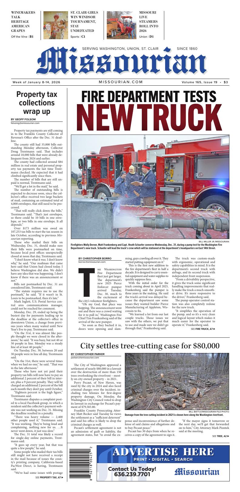Page A01 | E-edition | missourian.com