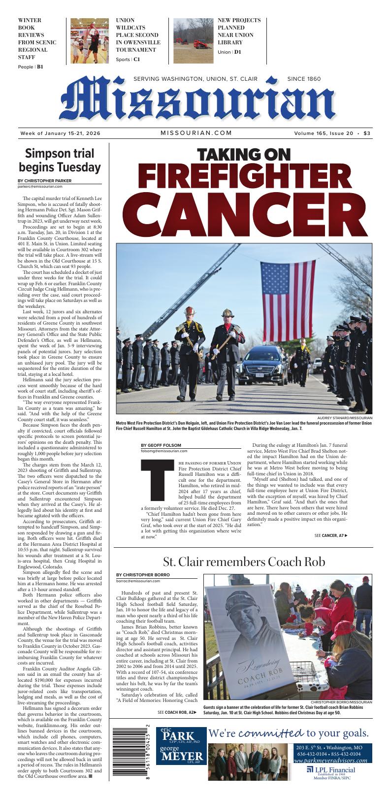 Page A01 | E-edition | missourian.com