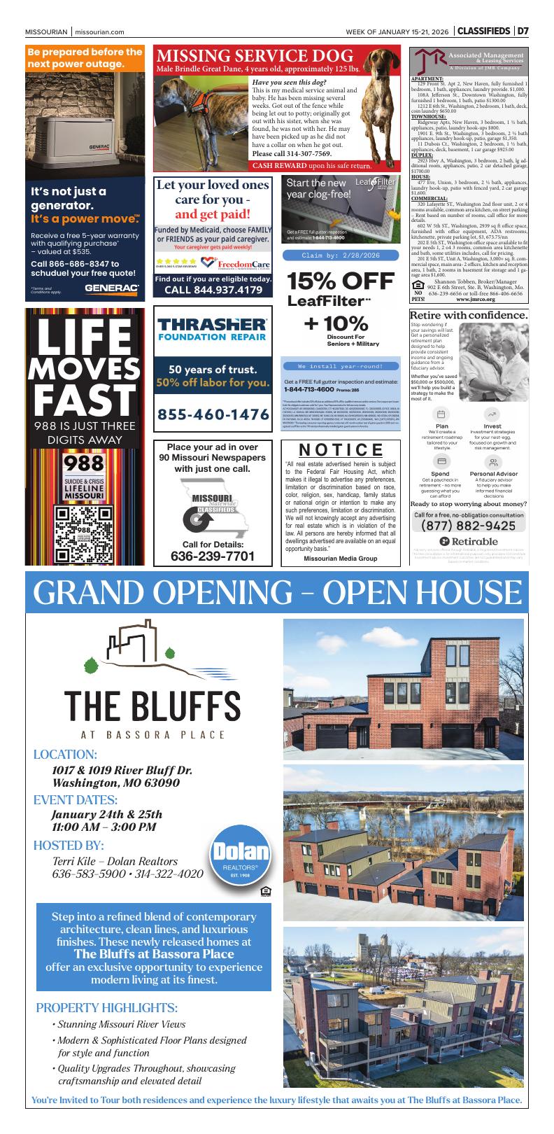 Page D07 | E-edition | missourian.com