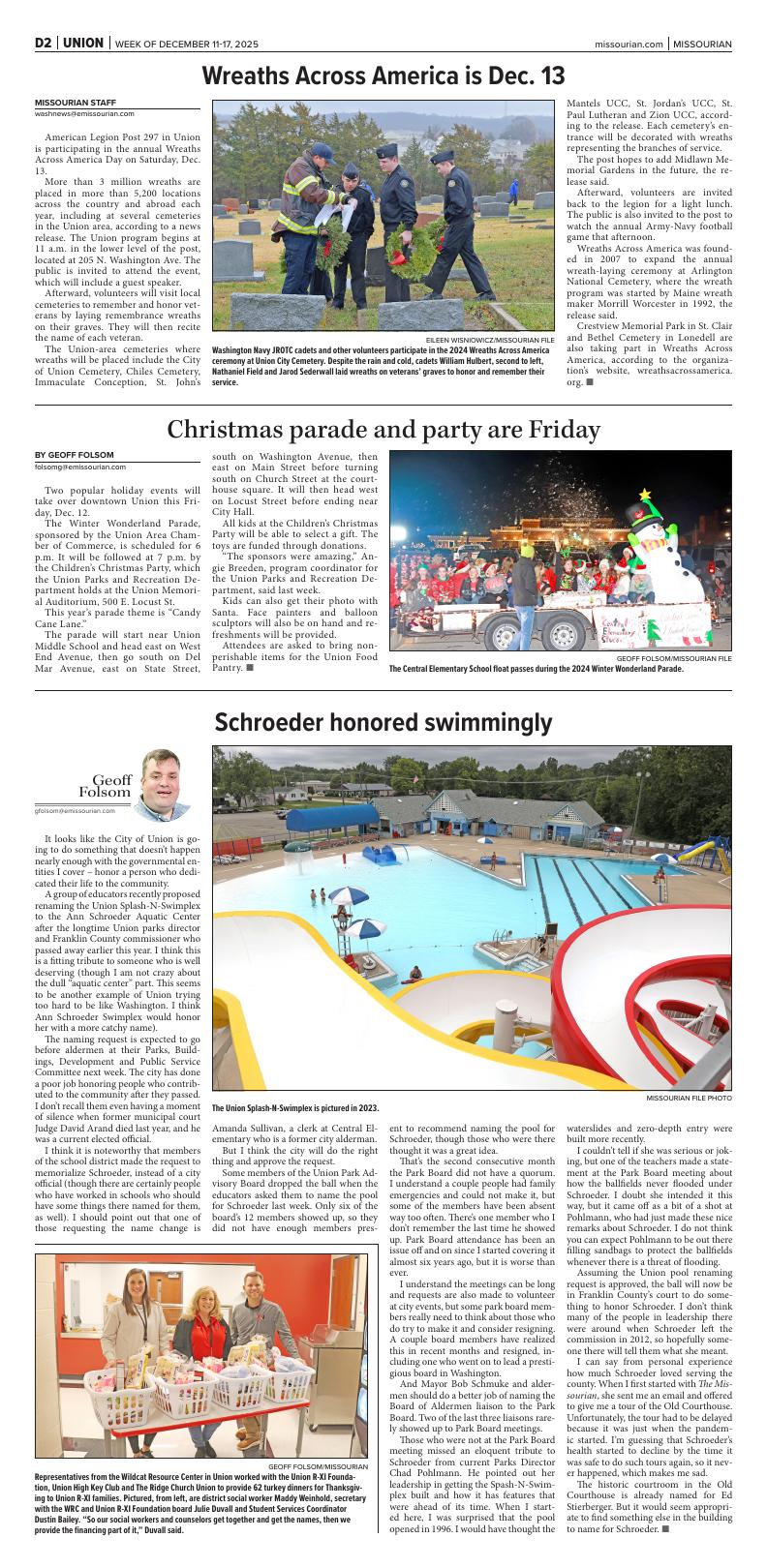 Page D02 | E-edition | missourian.com
