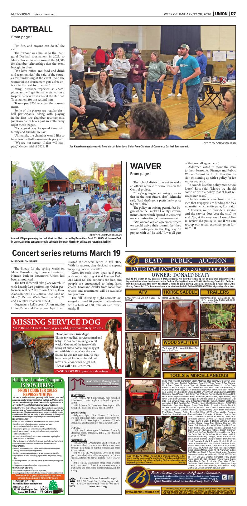 Page D07 | E-edition | missourian.com