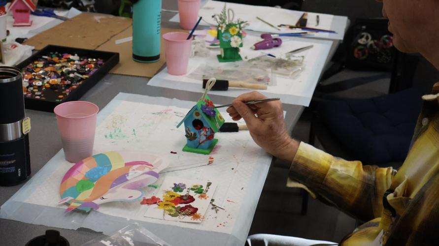 Friday Fun Crafts at the Seniors Enrichment Center: Turning plain ...