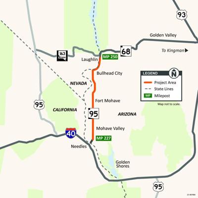 Highway 95 repavement project underway | News | mohavedailynews.com