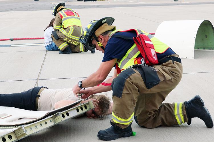 This is a drill: Airport tests disaster response | News ...