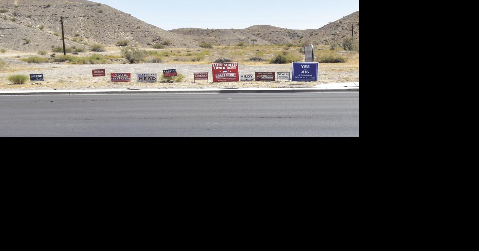 Signs of the times: Campaign signs become a pre-election issue | News ...