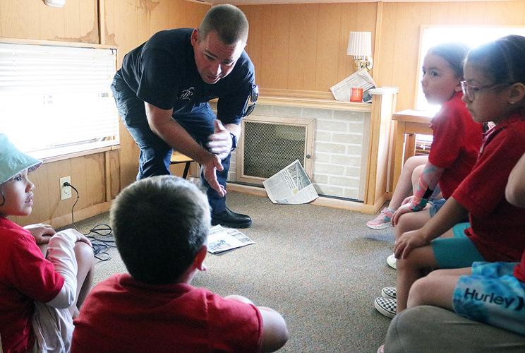 Kindergarteners field trip to fire safety trailer offers hands-on ...