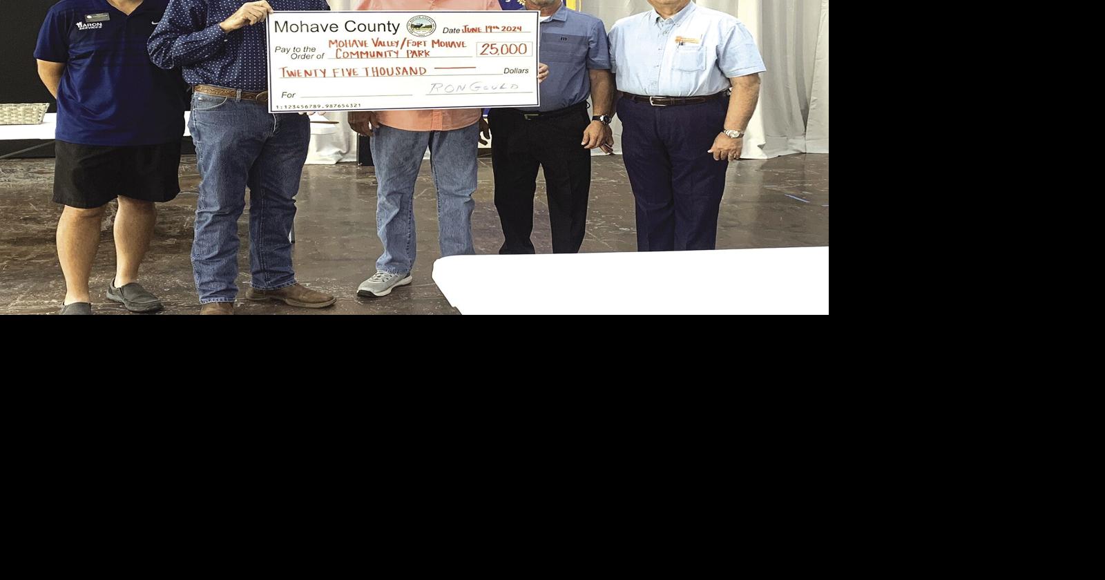 Gould donates $25,000 for Mohave Valley Community Park ADA playground ...