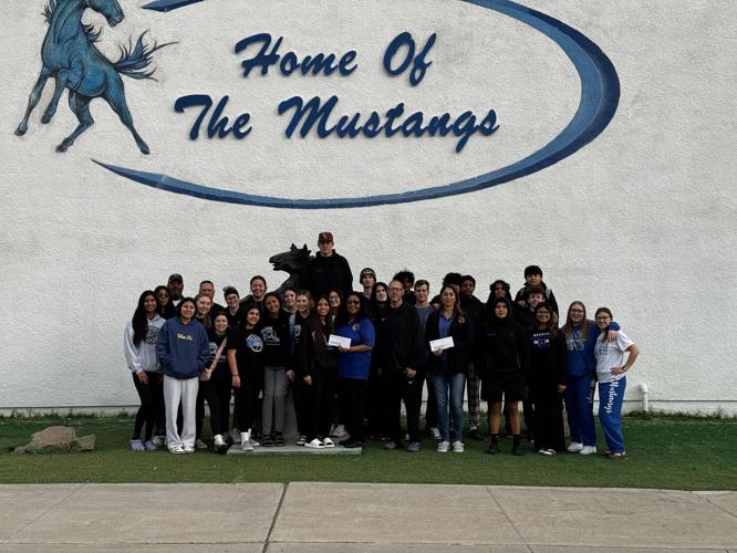Photos: Needles community sends Mustangs off to basketball state ...
