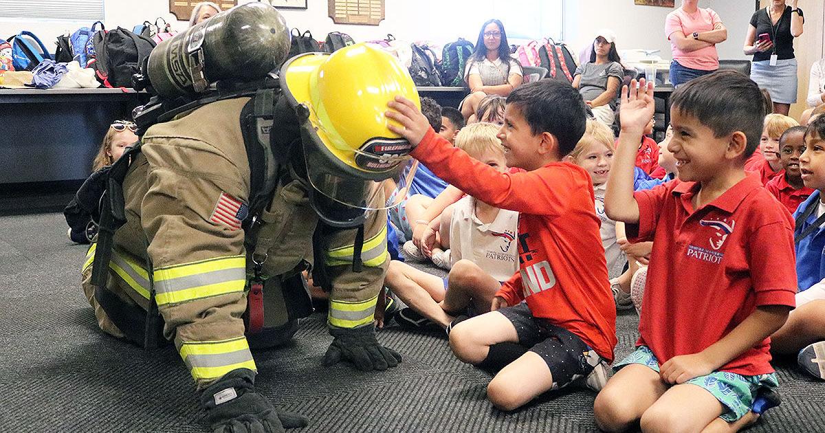 Kindergarteners field trip to fire safety trailer offers hands-on ...