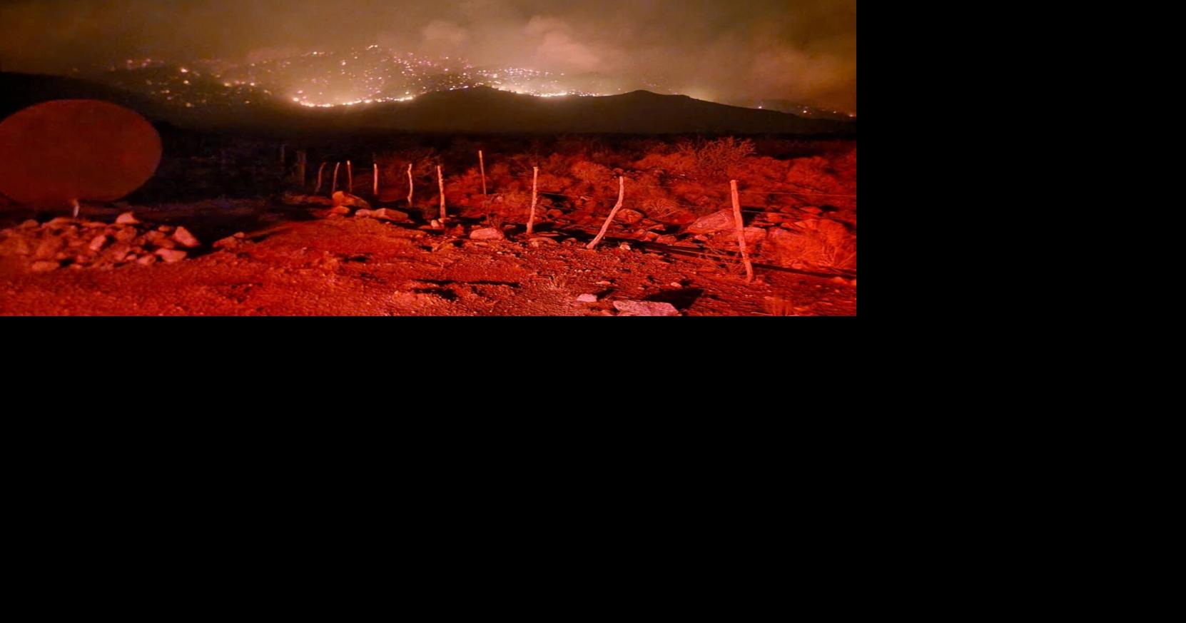 Vock Canyon residents on ‘set’ status as Element Fire north of Kingman ...