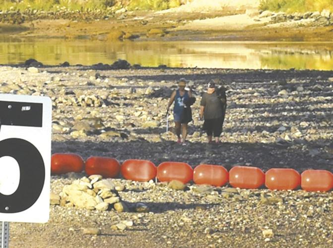 Almost walking on water: Low Colorado River level makes expanded ...