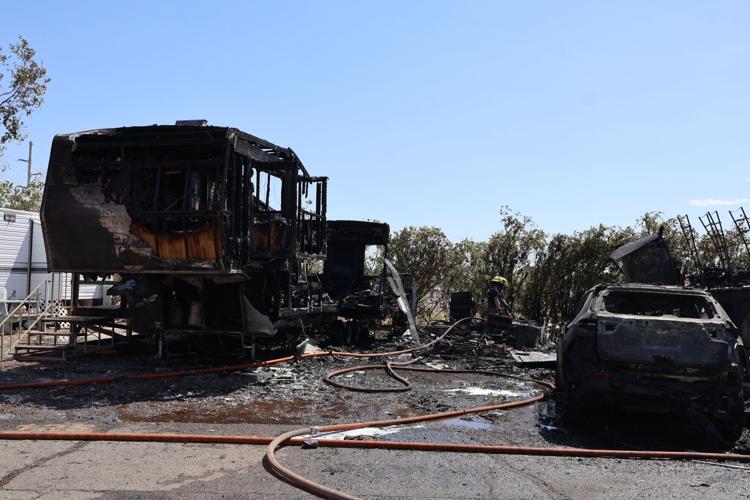 One person dies in multi-structure fire in Silver Creek RV Park | News ...