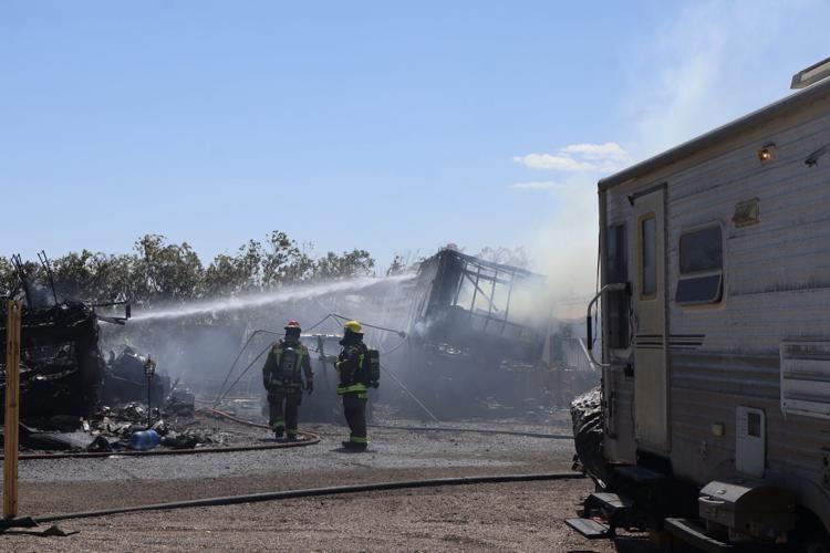 One person dies in multi-structure fire in Silver Creek RV Park | News ...