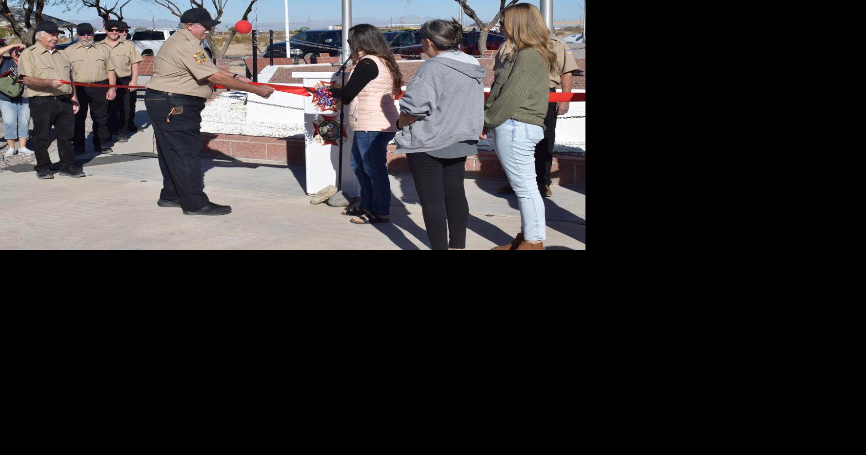 'A tribute to great men & women': Topock veterans honored in park ...
