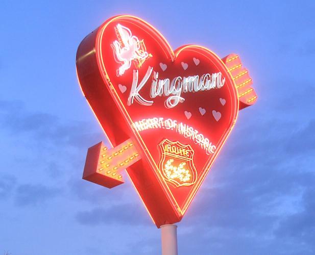 New neon sign unveiled with Vegas-style weddings in Kingman | News ...