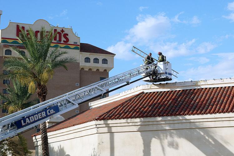 No injuries after stack of chairs catches fire at Harrah's in Laughlin ...