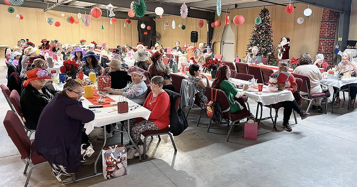 Special-tea of the house: Old Lady Sadie's Holiday Tea Party at Mohave ...