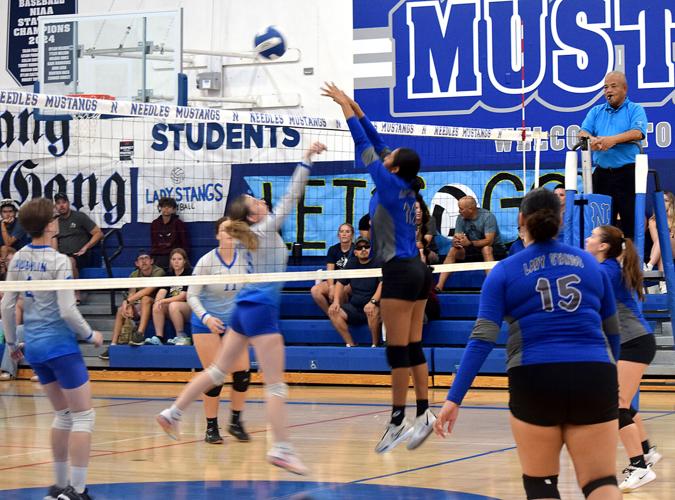 Photos: Needles High School volleyball vs. Laughlin High School, Sept ...