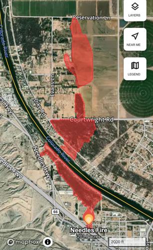 Mohave Valley Fire reports 85% containment on Arizona side of Needles ...