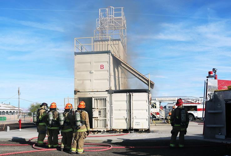Valley fire departments coordinate live fire training for Mohave ...