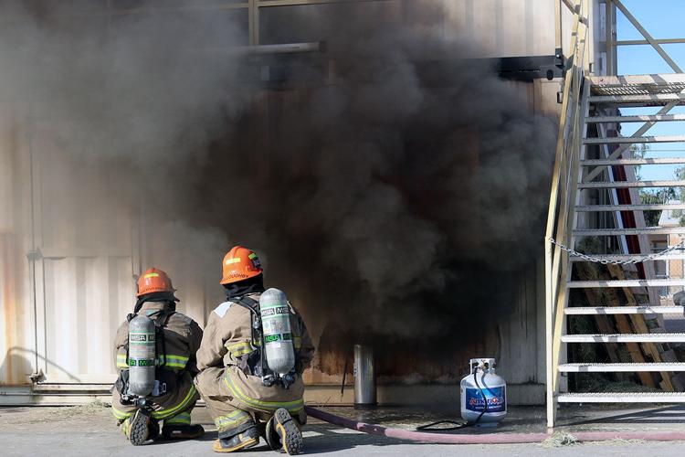 Valley fire departments coordinate live fire training for Mohave ...
