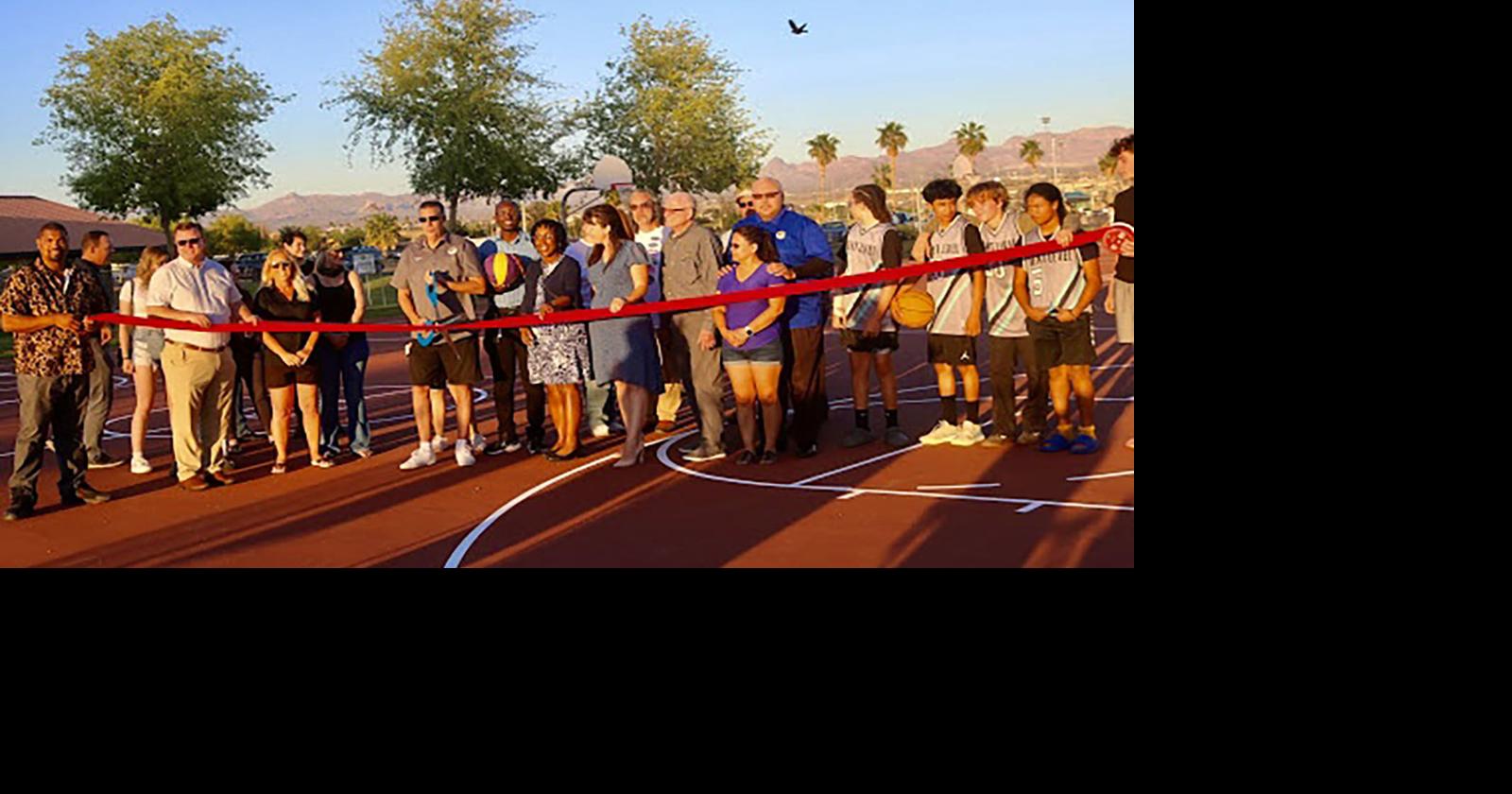 Ready to hoop: Rotary Park's basketball courts officially re-opened ...