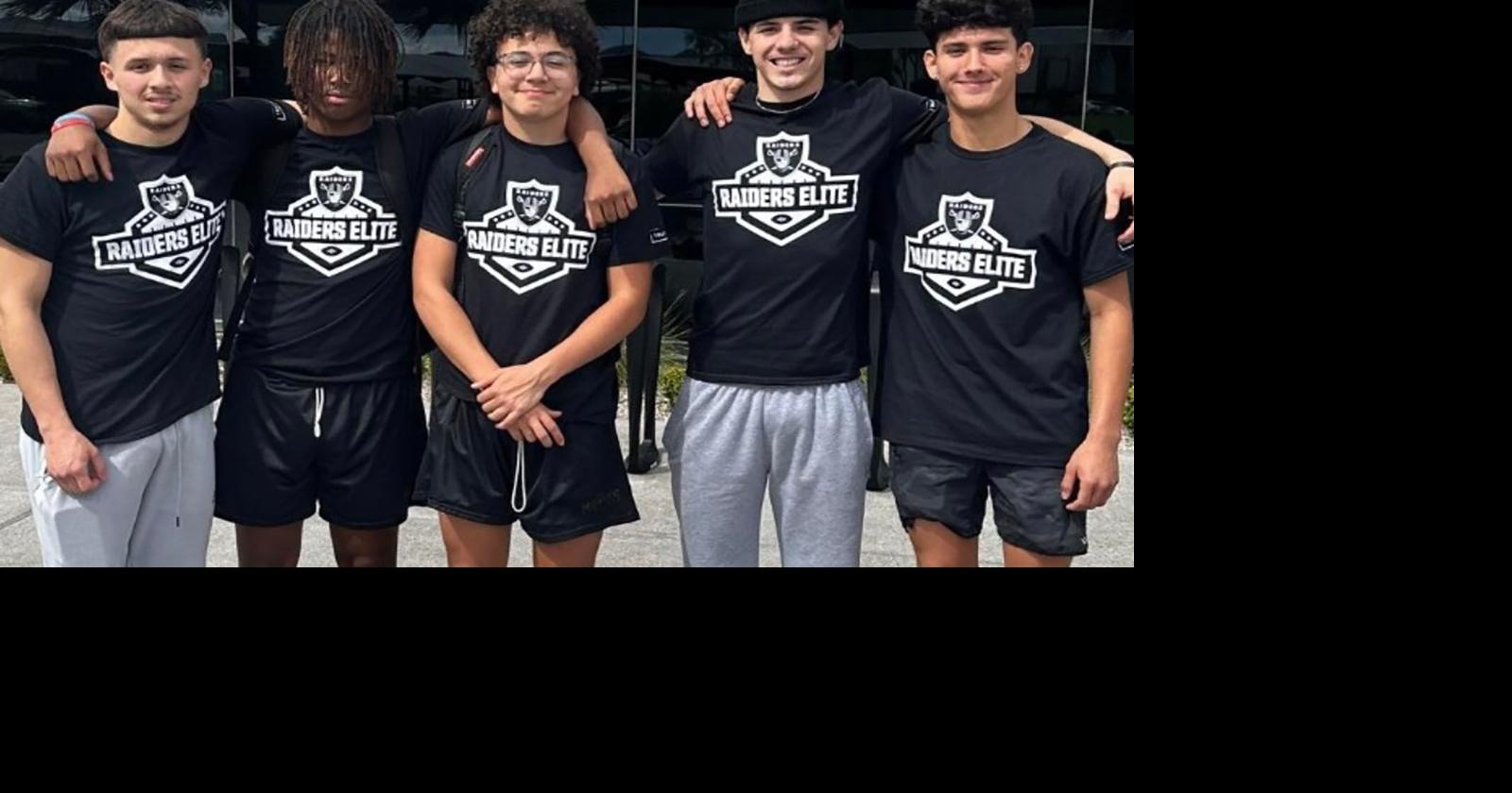 Local football players attend Raiders Elite Training Camp | News ...