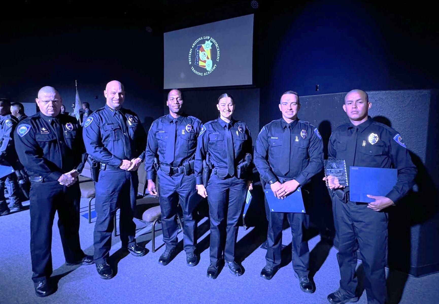 Four Bullhead City Police Department recruits graduate from academy ...