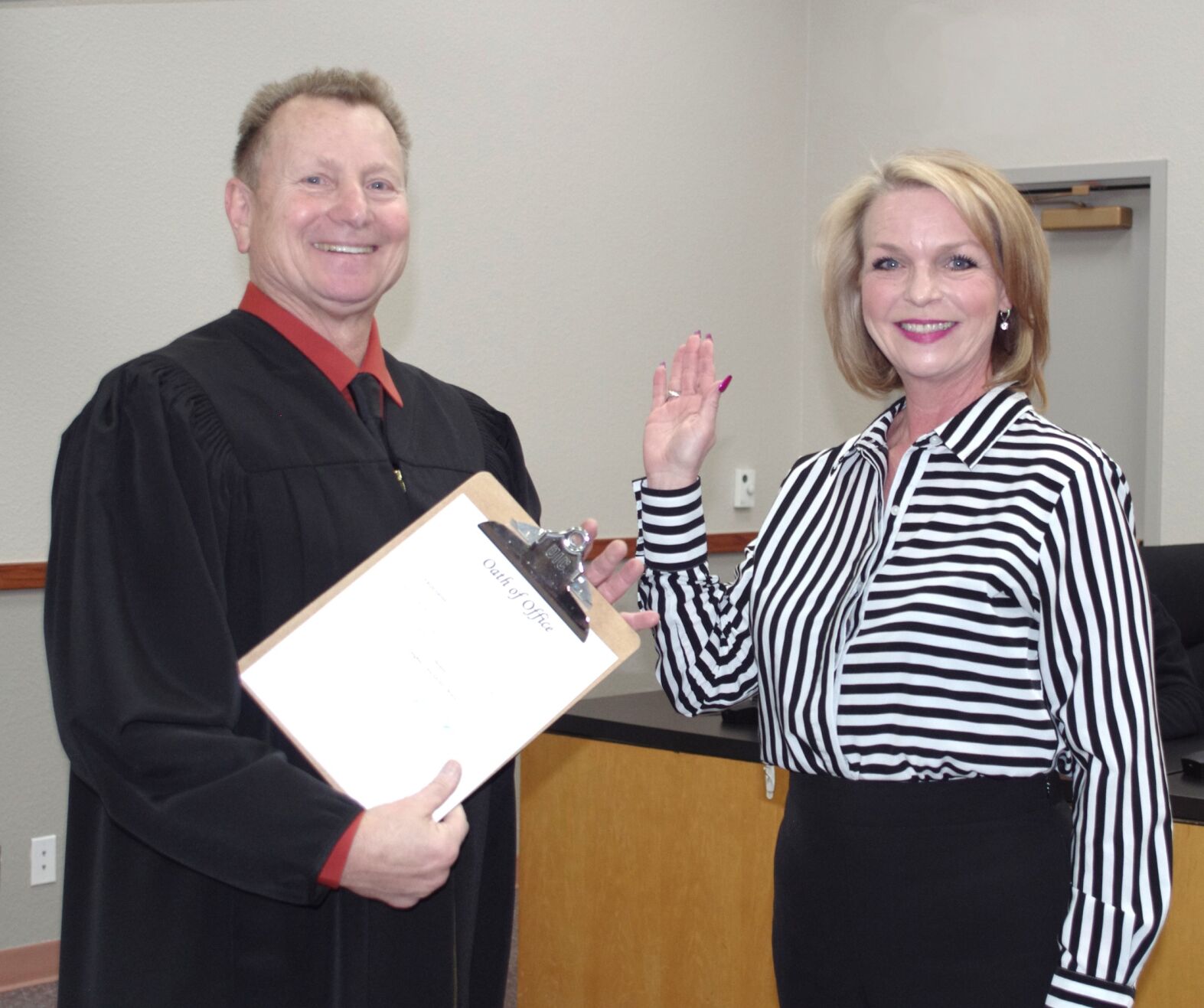 Larson sworn in, restoring Laughlin Town Advisory Board to full ...