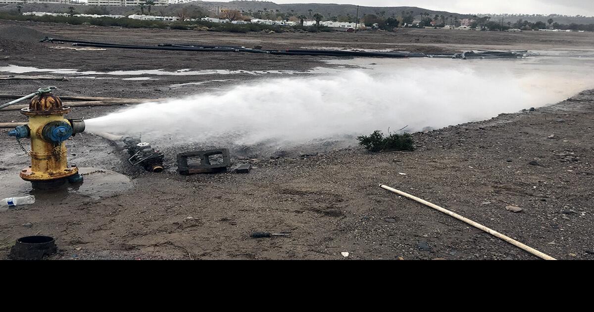 Hit and run damages fire hydrant | News | mohavedailynews.com