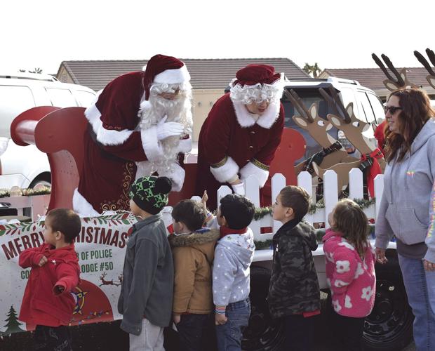 Santa takes flight: Students share holiday cheer with first responders ...