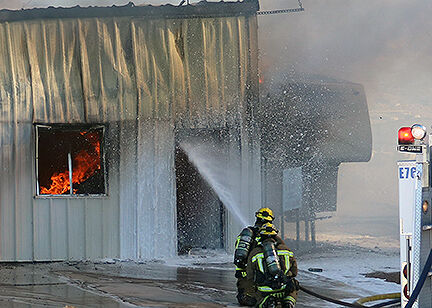 Fire destroys Daniell’s Septic building | News | mohavedailynews.com