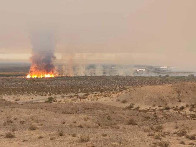 Mohave Valley Fire Department: 300-acre Topock marsh fire cause unknown ...