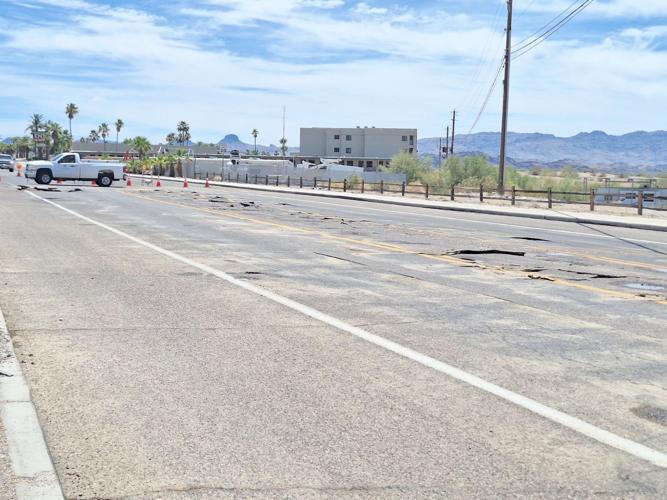 Water main break causes road collapse near London Bridge Road, El ...