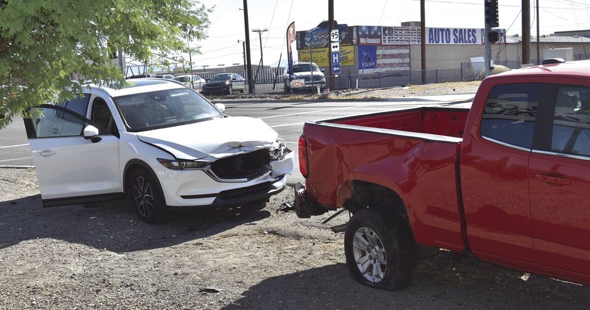 No injuries reported in accident at Highway 95 and El Rodeo Road in ...