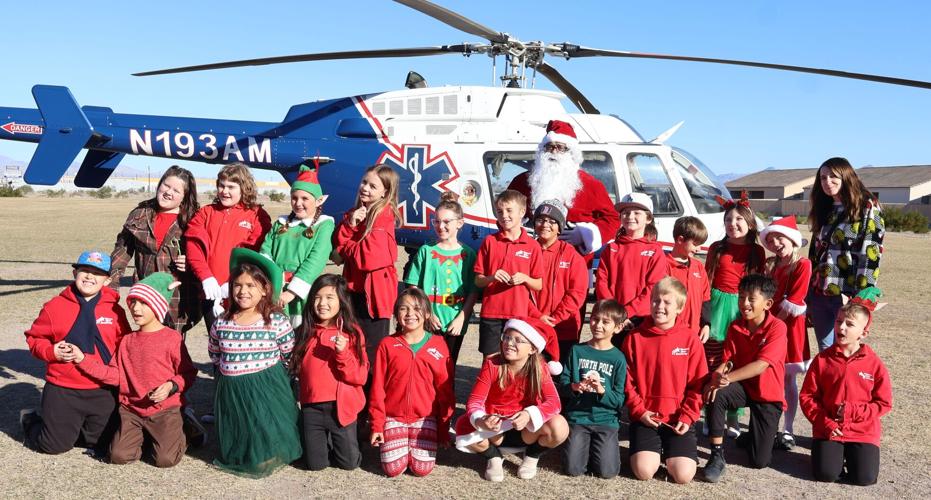 Santa flies to Desert Star Academy Elementary School | News ...