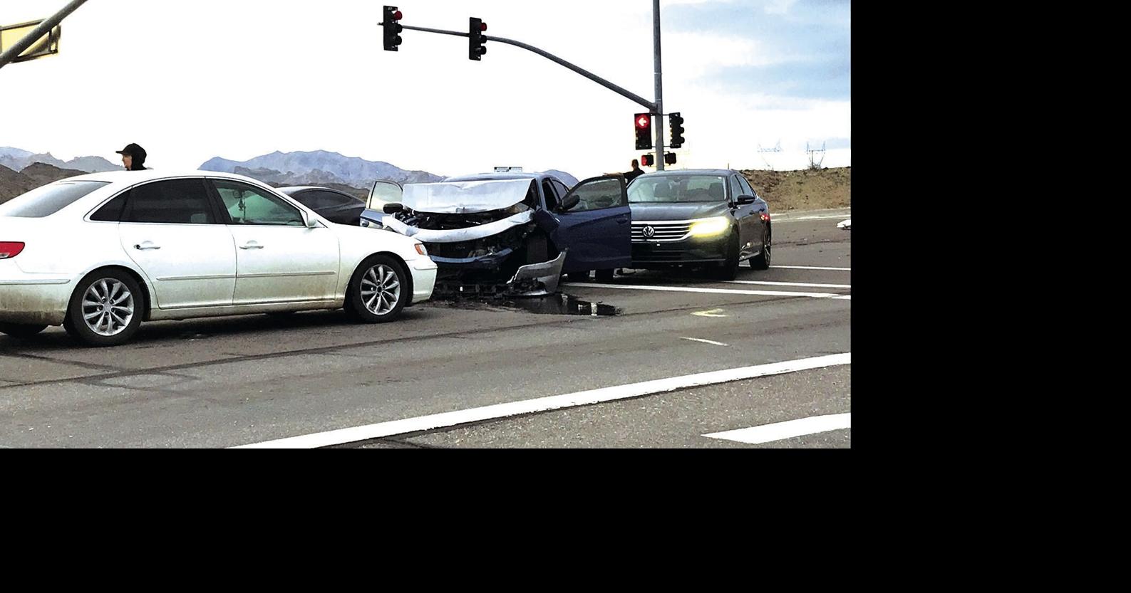 Three-car accident leaves 8 patients, 3 in hospital | | mohavedailynews.com